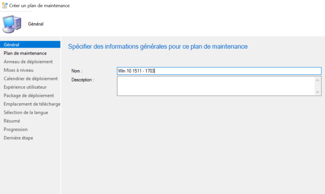 MISE À NIVEAU WINDOWS 10 À L'AIDE DES PLANS DE MAINTENANCE SCCM - Easy ...