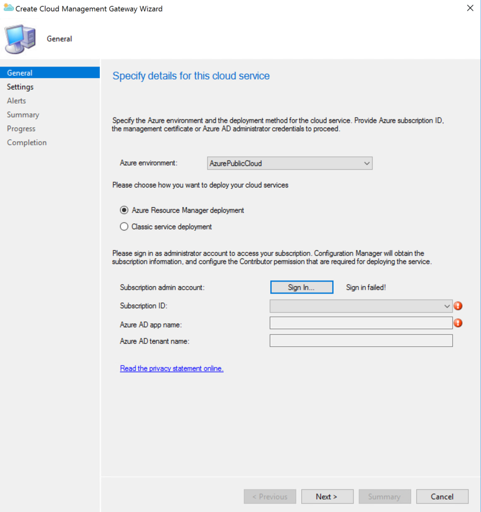 Cloud Management Gateway for SCCM CB - Easy Center Corp Consulting