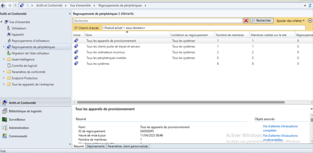 Création de Regroupement via la console MECM et PowerShell - Easy ...